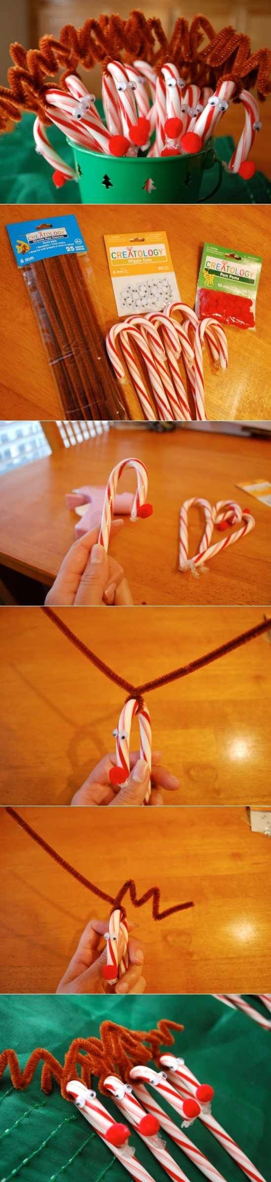 20 Fun and Easy Christmas Candy Cane Crafts for Kids